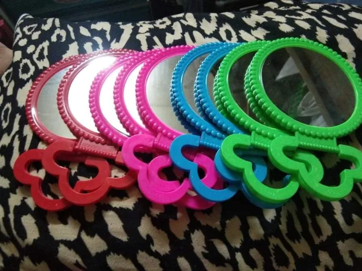 Small Stand Up Vanity Mirror/portable handy mirror/ personal grooming ...