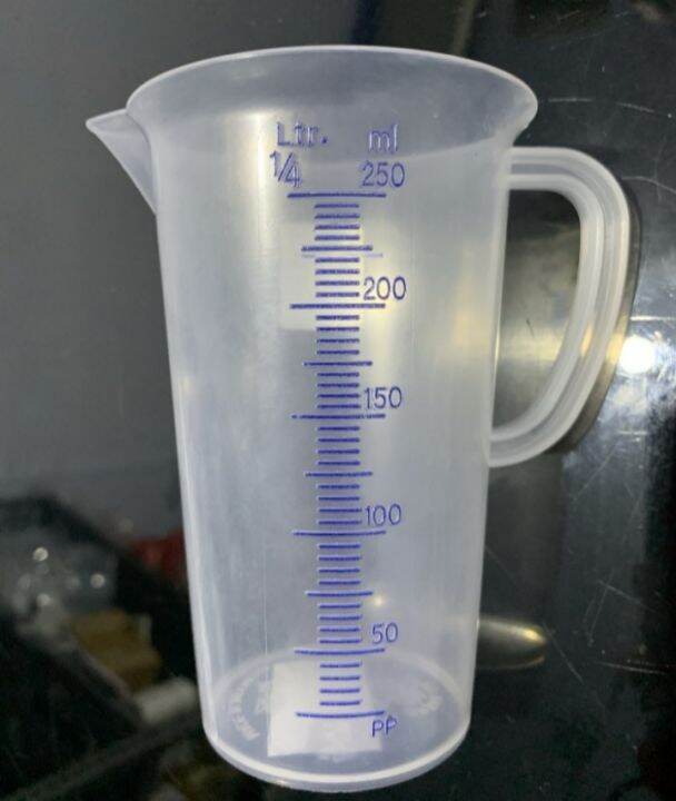 Gelas Takar Ukur Takaran Plastik 250 ml Green Leaf Scarlett 1828 Volume ...