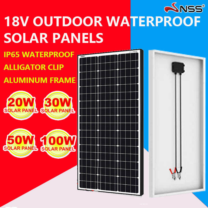18V Solar Panel 30W 50W 100W Pv Solar Module Solar Cell solar panel ...