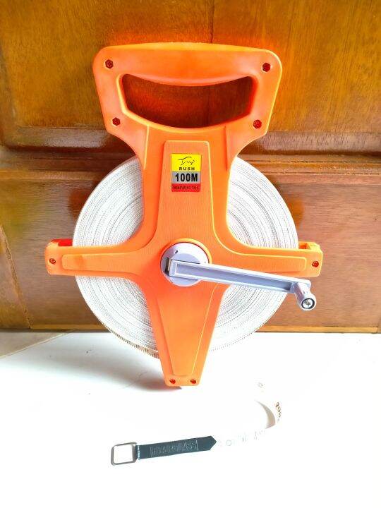 meteran 100 meter meteran tancap 100m meteran tanah 100m | Lazada Indonesia