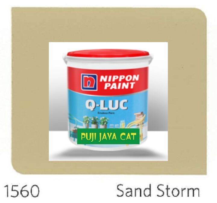 Q - Luc 1560 - Sand Storm 4,5kg (1gln) Cat tembok Nippon paint | Lazada ...