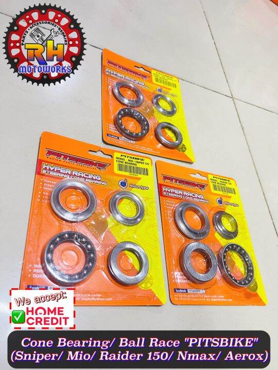 Pitsbike Ball Race/ Steering Cone for Sniper/ Mio/ Nmax/ Aerox/ Raider ...