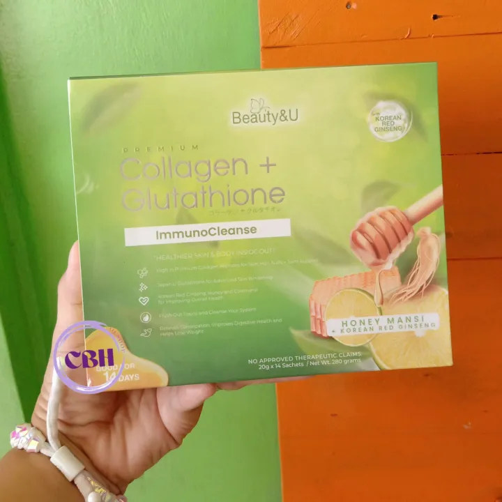 CBH - Premium Collagen+Glutathione Immuno Cleanse with hOneymansi ...