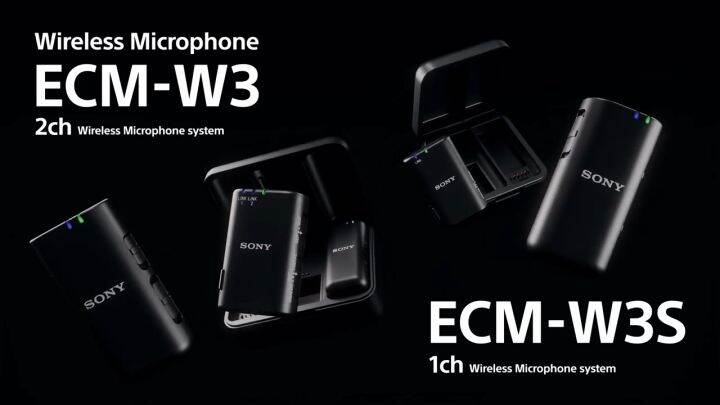 [PRE ORDER] Sony ECM-W3 2-Person Wireless Microphone System with Multi ...