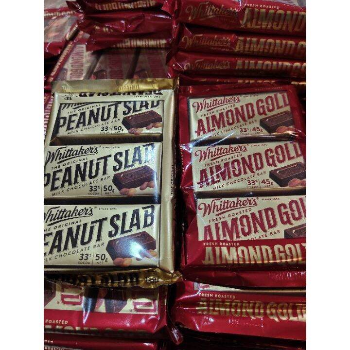 Coklat Langkawi Whittakers Sante, Almond Gold, Peanut Slab, Hazelnut ...