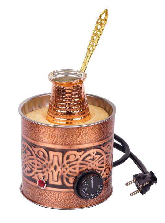 Turkish Coffee Sand Machine / เตาทรายต้มกาแฟตุรกี พร้อมอุปกรณ์ครบชุด ...