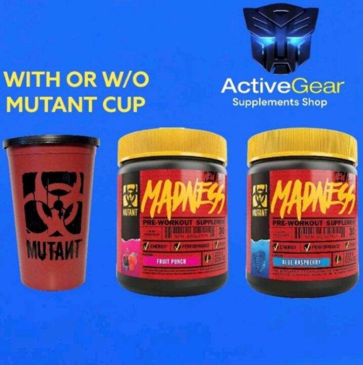 Mutant Madness Pre-Workout 30 Servings (2 flavors available) | Lazada PH
