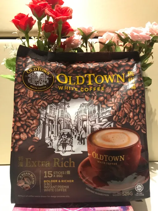 OLDTOWN (Old Town) White Coffee 3in1 Extra Rich(15 sachets x 35g) from Malaysia | Lazada PH