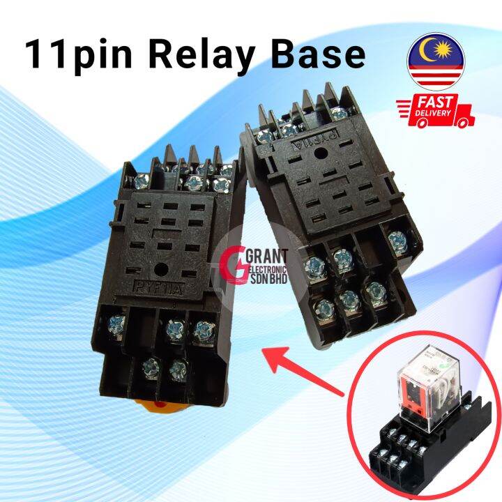 11pin Relay Base Socket For My4n Lazada