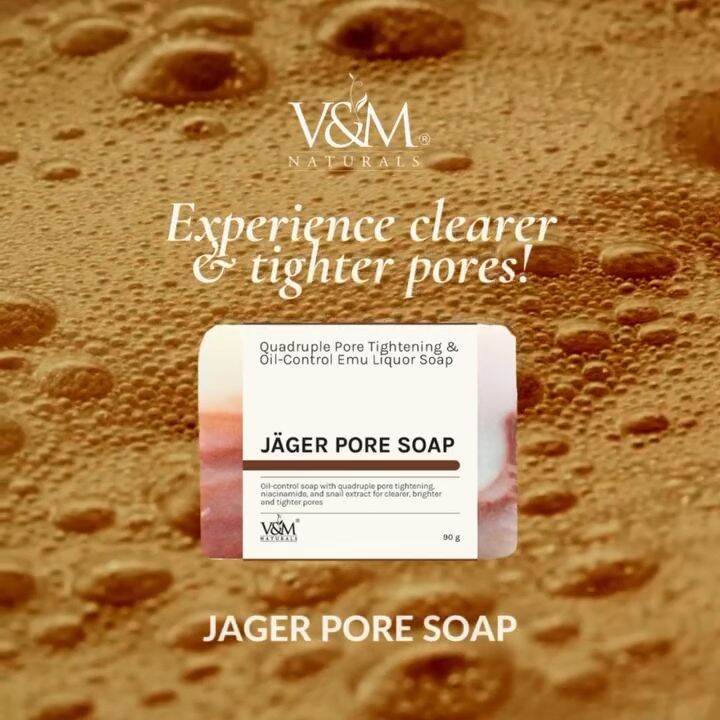 Jager Pore Soap - Emu Pore-Shrinking & Oil Control Liquor Soap | Lazada PH