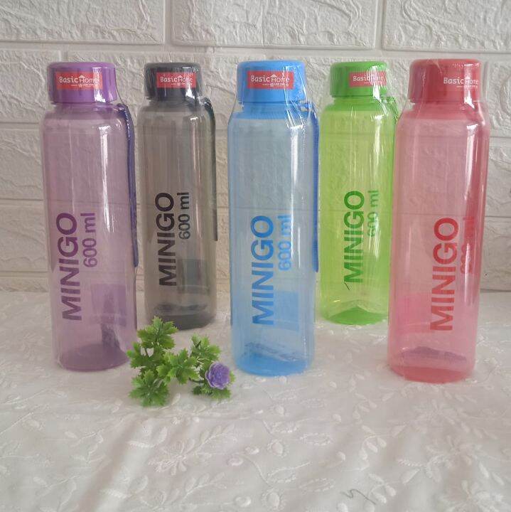 Botol Minum Mini Go 600 ml / Botol Minum Kapasitas 600 ml / Basic Home ...