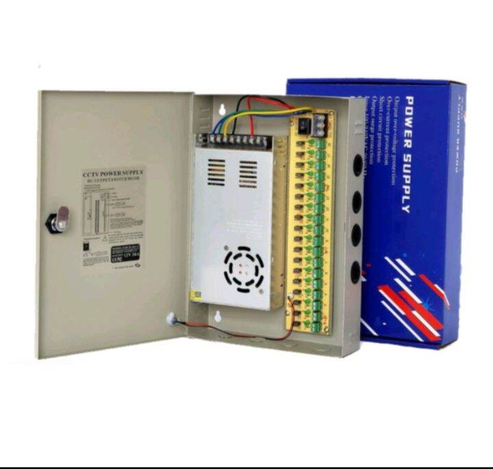 Power Supply 12V 30A + Box psu 30a panel 30A BOX | Lazada Indonesia