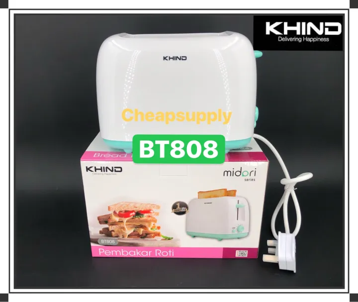 Khind Bread Toaster / Pembakar Roti BT808 | Lazada