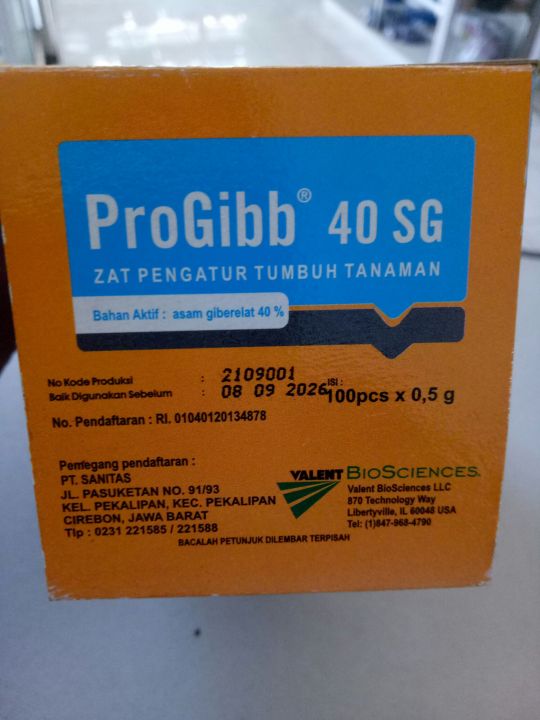 progibb 40 sg (ZPT) asam gibrelat solusi untuk panen padi | Lazada ...
