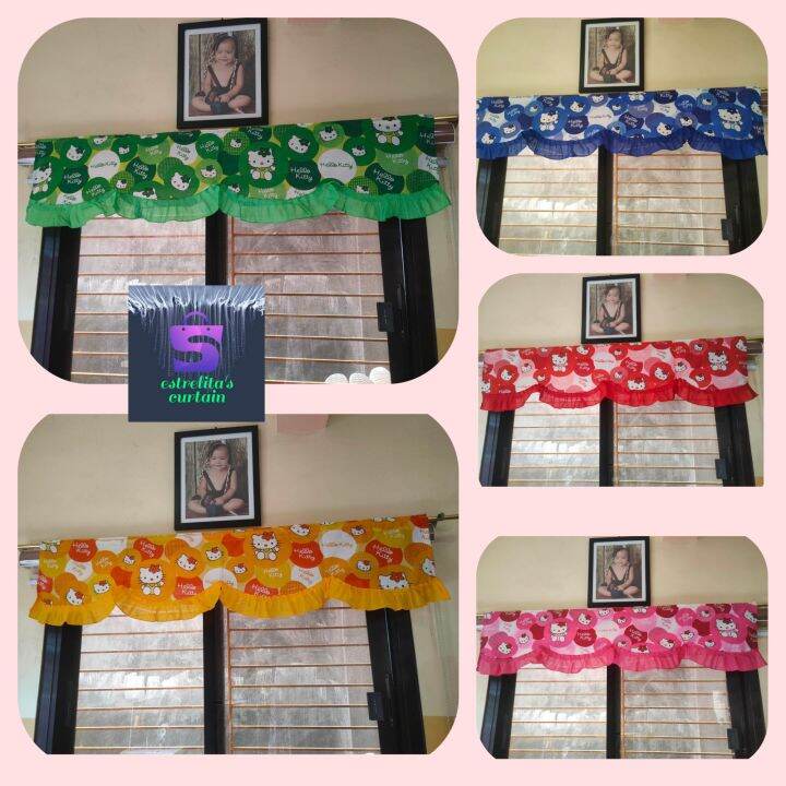 hello kitty Valance door/window curtain 60x15 inches | Lazada PH