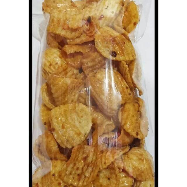 Krupuk puyur rujak-250gr kerupuk pedas enak-gurih-renyah-murah-makanan ...