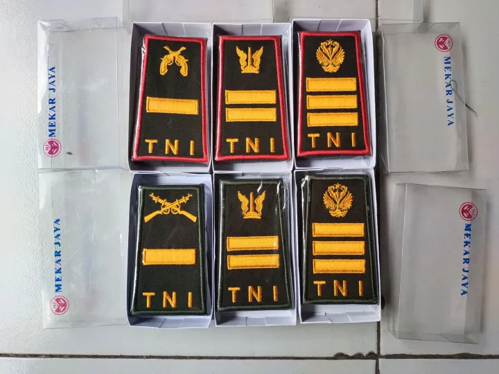 PANGKAT TNI PDH PDU, LETDA, LETTU, KAPTEN | Lazada Indonesia