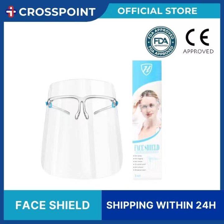 Crosspoint High Quality Face Shield Protective Isolation Mask 1 SET ...