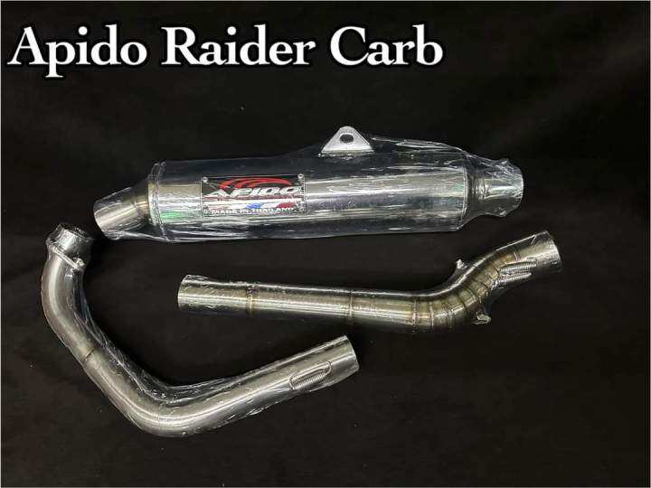 APIDO OPEN PIPE RAIDER 150 CARB CHROME | Lazada PH