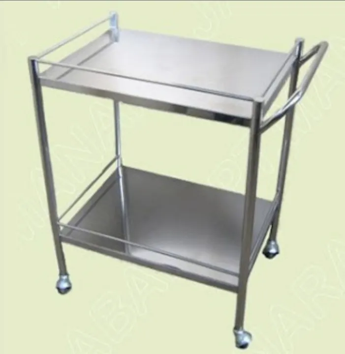 meja troli instrumen 2 rak stainless steel | Lazada Indonesia