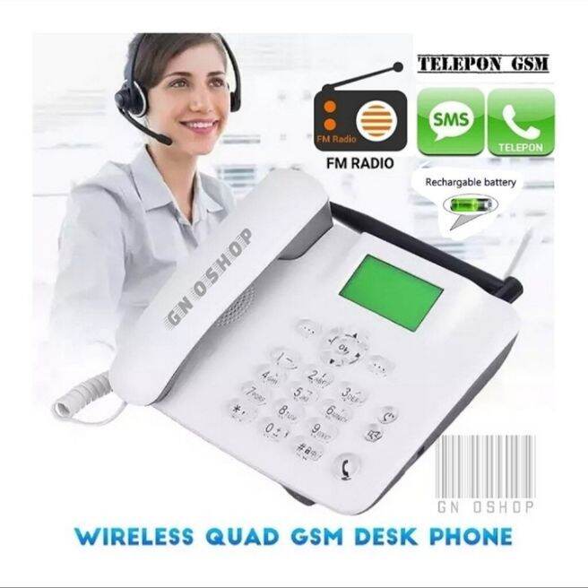 Telepon GSM Rumah Kantor Telp Telpon Telephone Phone GSM Sim Card Fwt ...
