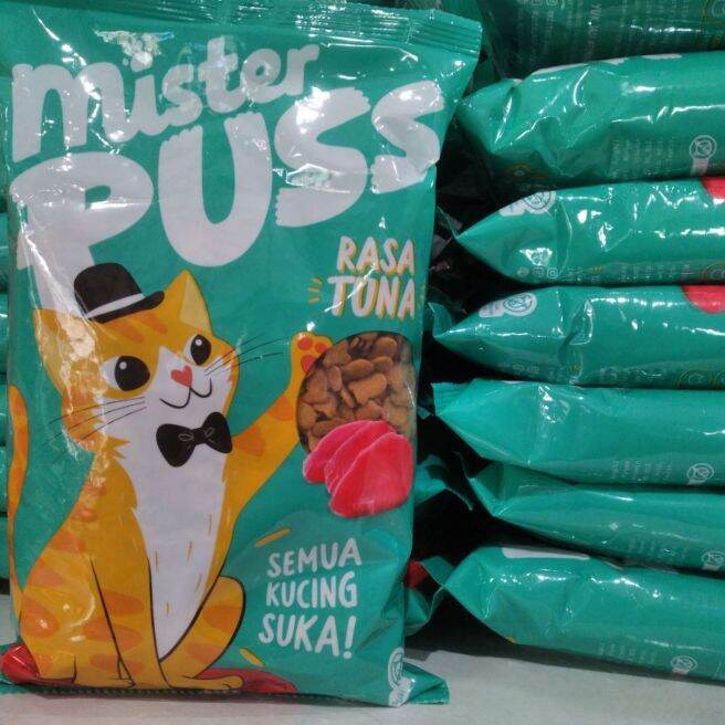 Mister puss tuna adult 500gr - Makanan kucing mister puss dryfood cat ...