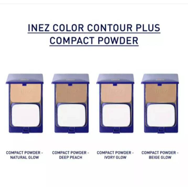 Inez Color Contour Plus Compact Powder | Lazada Indonesia