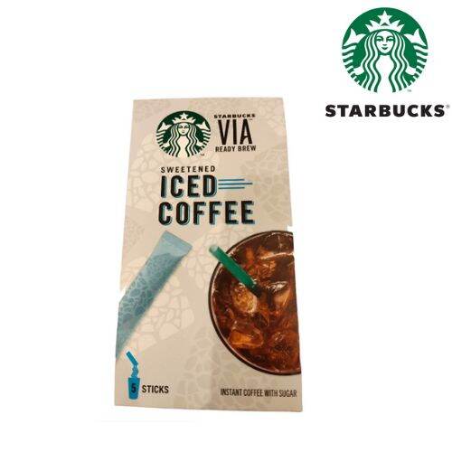 STARBUCKS VIA ICED COFFEE SWEETENED INSTANT COFFEE (5PC/BOX) | Lazada PH