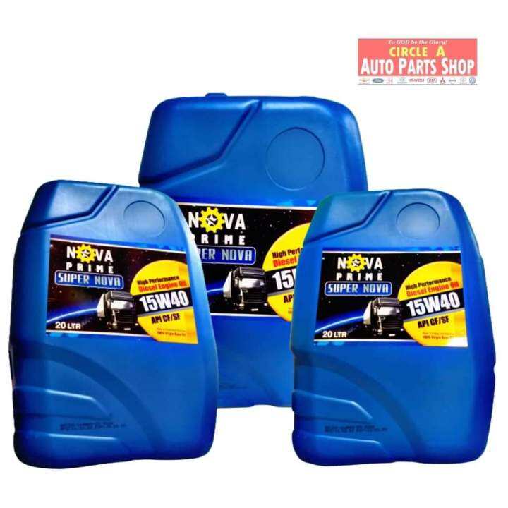 NOVA PRIME SUPERNOVA DIESEL ENGINE OIL 15W40 PAIL (20 LITERS) | Lazada PH