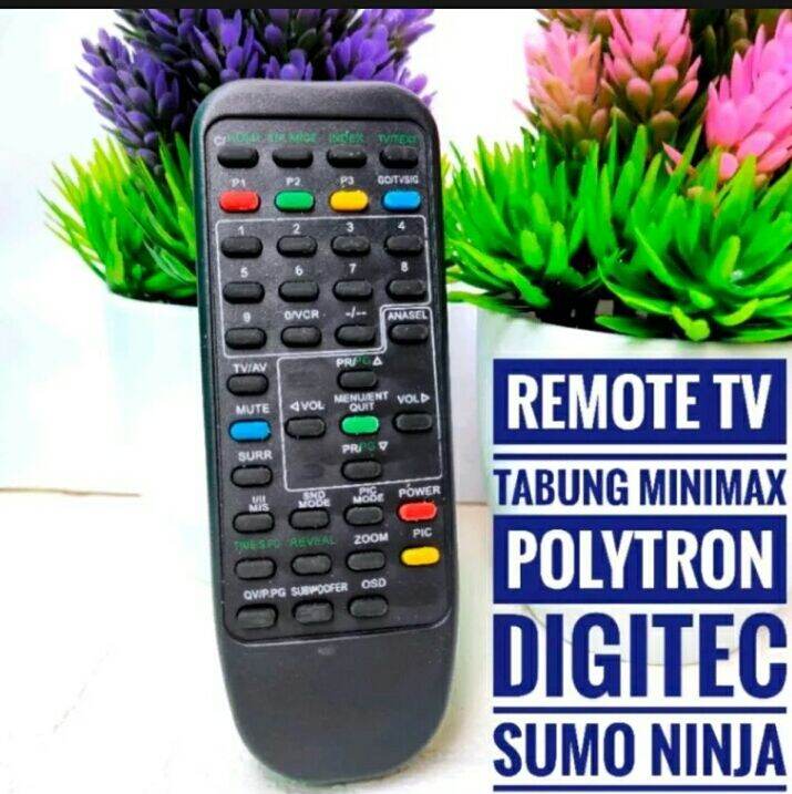 REMOT TV TABUNG POLYTRON MINIMAX DIGITEC NINJA | Lazada Indonesia