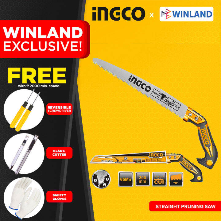 INGCO by Winland Straight Pruning Saw 12inches HPS30028C ING-HT | Lazada PH