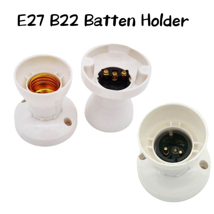 E27 B22 Batten Holder Lamp Holder Lampu Holder | Lazada