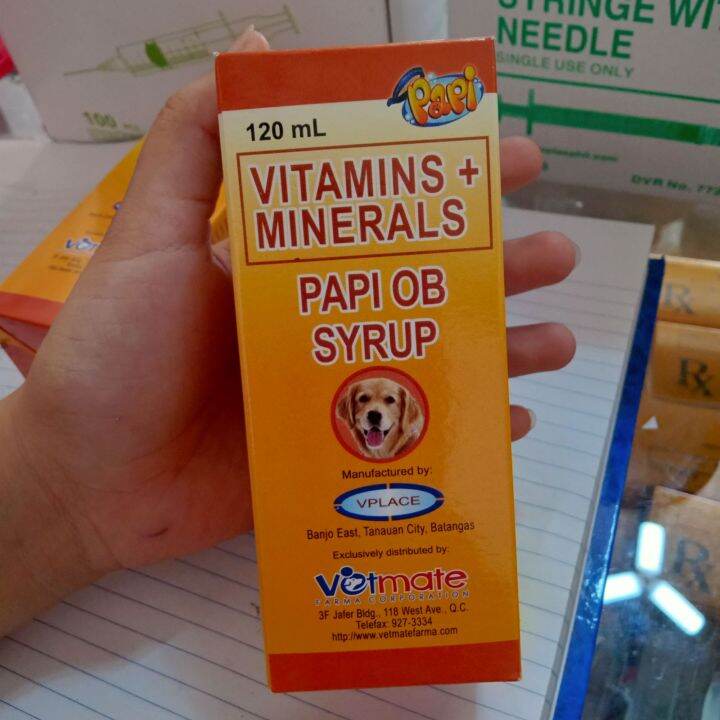 PAPI OB 120ML VITAMINS AND MINERALS | Lazada PH