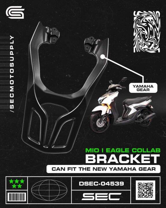 TOP BOX SEC bracket mio i 125 or M3 EAGLE & mio gear | Lazada PH
