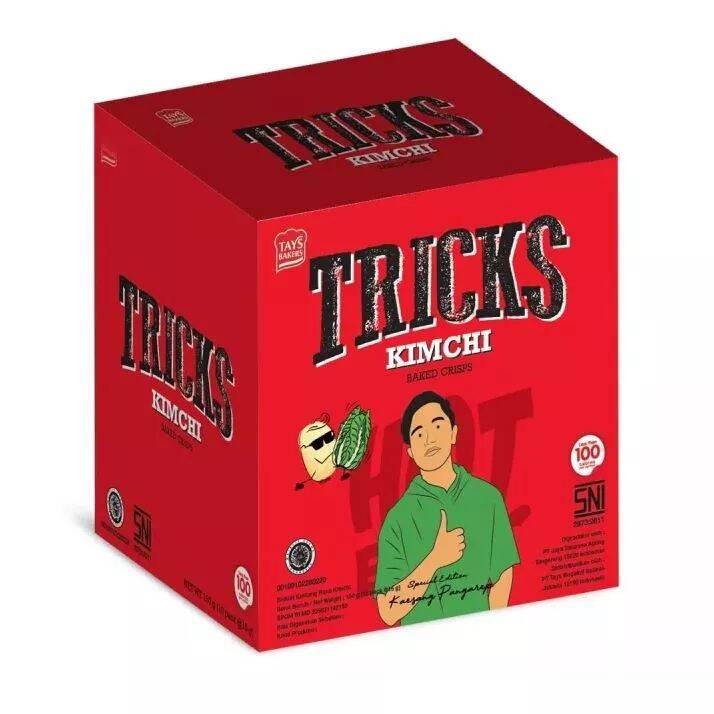 TRICKS Baked Crips Biskuit Kentang 1 Box isi 4 | Lazada Indonesia