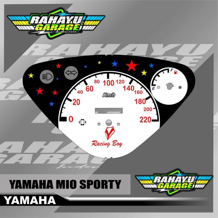 papan speedometer custom yamaha mio sporty panel spido meter custom ...