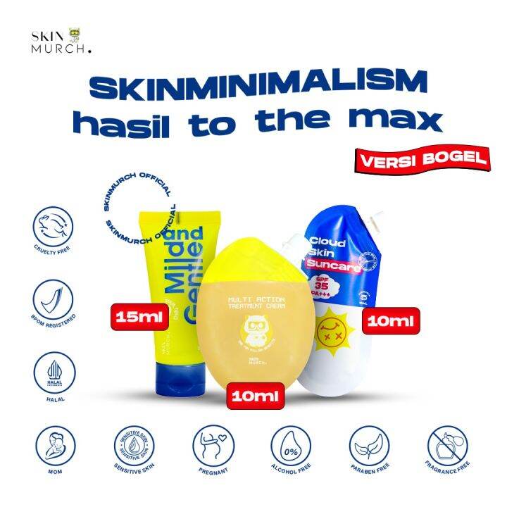 SKINMURCH [3PCS] Basic Skincare Paket Hemat Harga Pelajar - Multi ...