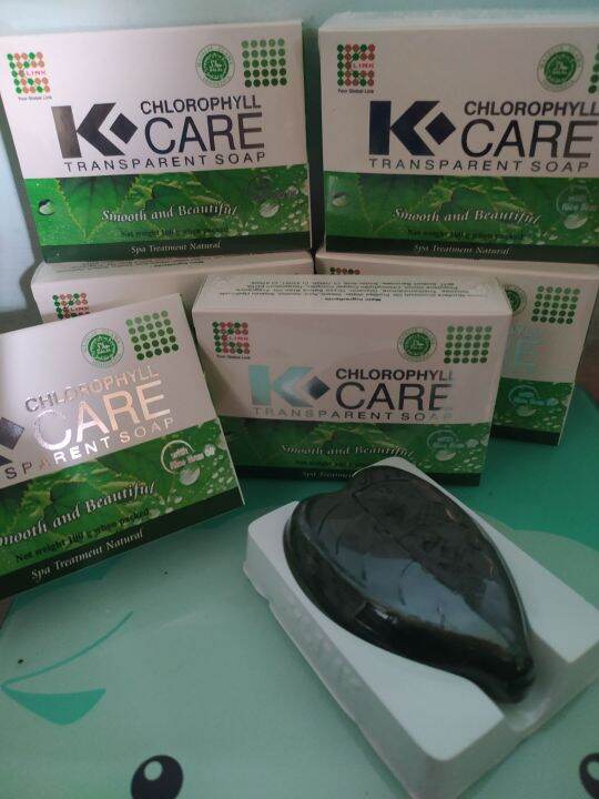 chlorophyll KCARE transparent soap atau sabun klorofil atau sabun cinta | Lazada Indonesia