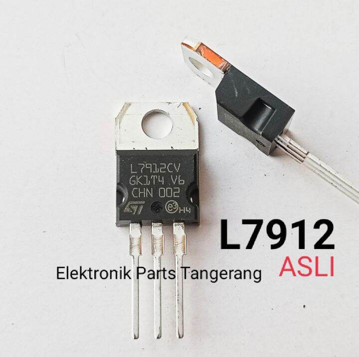 IC REGULATOR L7912 ASLI IC L7912 ORIGINAL TRANSISTOR REGULATOR 7912 ...
