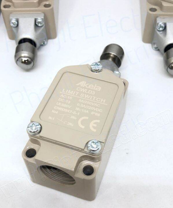 ลิมิตสวิทช์ รุ่น CWLD 6A 250VAC ยี่ห้อ AKELA Limit Switch MODEL CWLD 6A ...