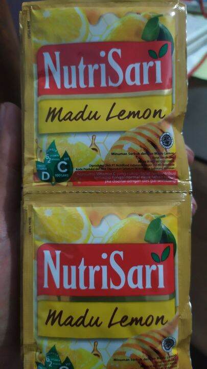 Nutrisari Madu Lemon Rentengan Isi 10 Sachet | Lazada Indonesia