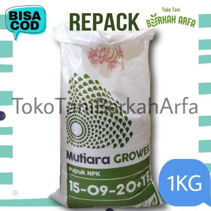 Pupuk NPK Mutiara Grower 1 KG Kemasan Repack | Lazada Indonesia