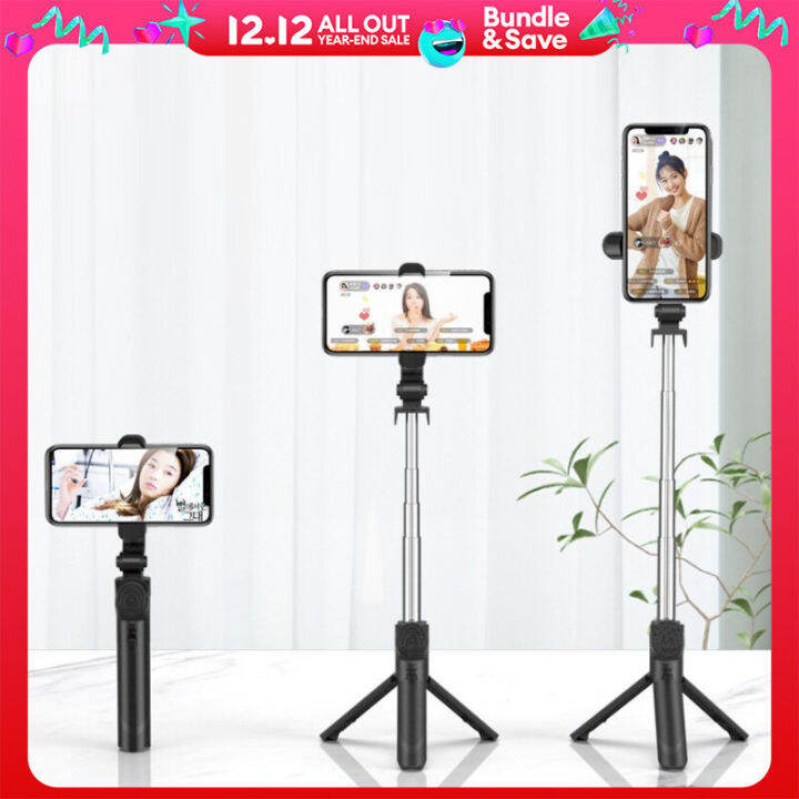 ขาตั้งแบบสามขาเซลฟี่ยืดได้แบบ3 In 1พร้อมรีโมทไร้สายและไม้เซลฟี่ขาตั้ง ...
