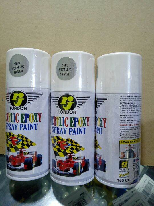 Pilox Pilok Cat Semprot RJ Silver Metalic 1580 Silver Metalik 150cc Cat ...