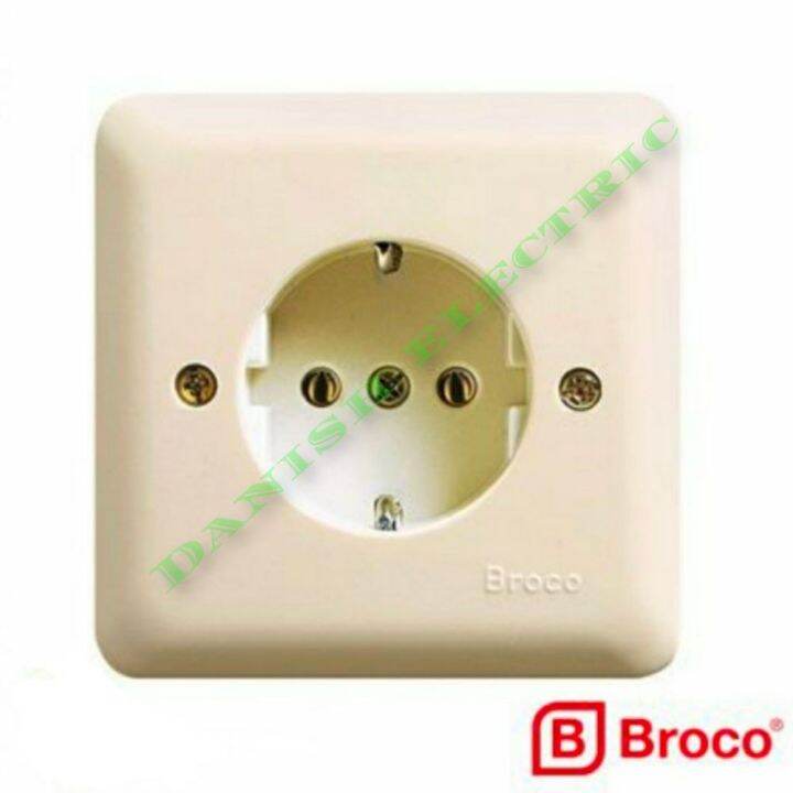 BROCO IB STOP KONTAK,STOP KONTAK TUSUK INBOW CREAM 5511U | Lazada Indonesia