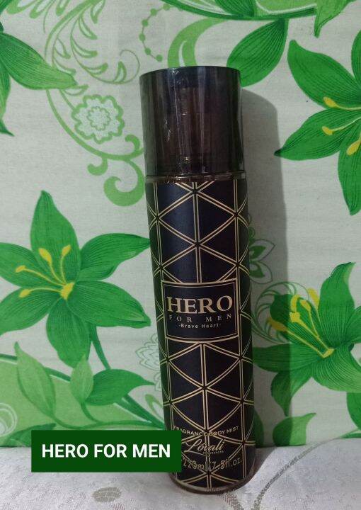 HERO PERFUME FOR MEN 220ML IDEAL FOR GIFT TO YOUR LOVE ONES | Lazada PH