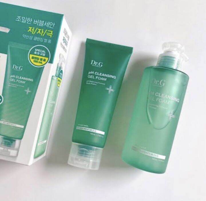 Dr.G pH Cleansing Gel Foam 200ml + 100ml | Lazada.co.th