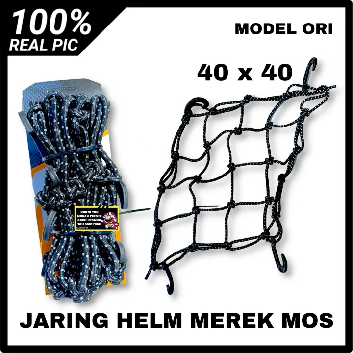 JARING HELM JARING MANTEL JARING BARANG MEREK MOS 40 X 40 MODEL KAMBING GUNUNG KUAT ELASTIS ANTI ...