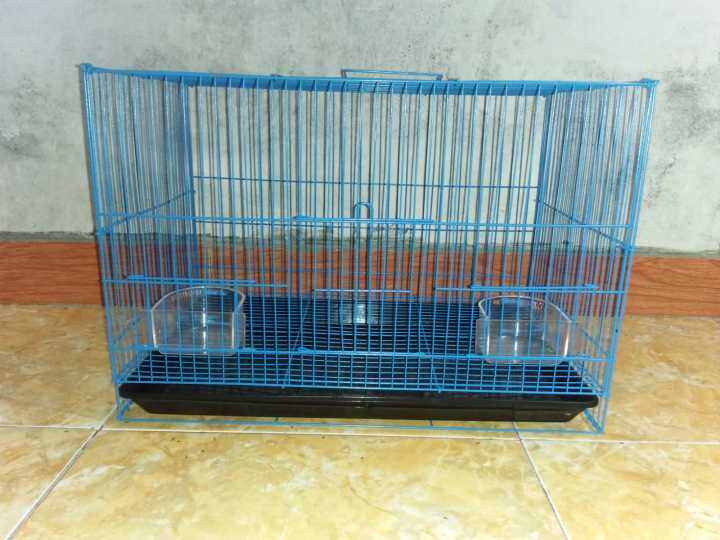 sangkar besi lipat/umbaran mini/kandang burung/ukuran 30x37x45 | Lazada ...