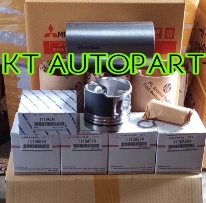 LINER KIT LINER SET BORING KOMPLITE TRITON 2.5 2.500CC PAJERO SPORT ...